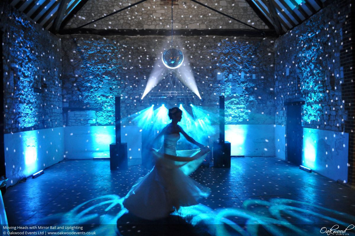 Disco Lighting Hire | Wedding and Event Lighting by Oakwood Events